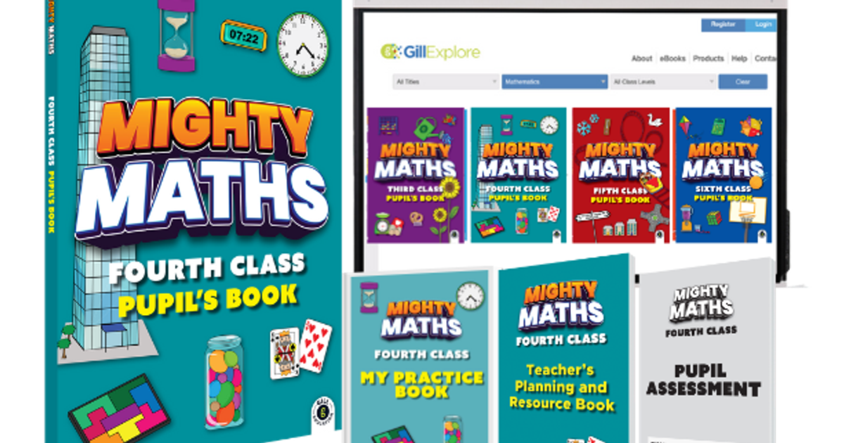 Mighty Maths | Primary Maths Programme | 4th Class - Gill Education