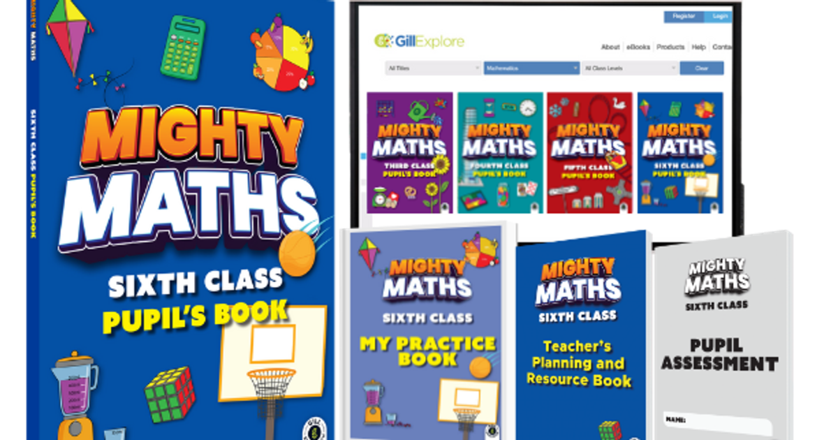 Mighty Maths | Primary Maths Programme | 6th Class - Gill Education